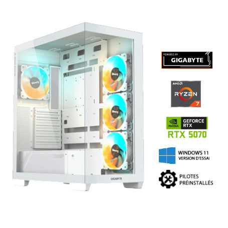 PC Gamer Gigabyte - Ryzen 7 9800X3D | 32Go DDR5 | RTX5070 | 2To SSD